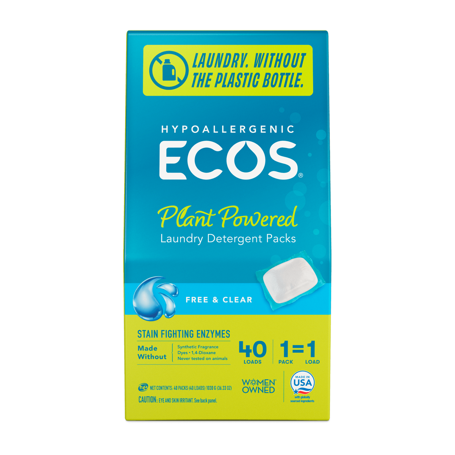 Eco-Conscious Laundry Detergents Powered By Plants - ECOS®
